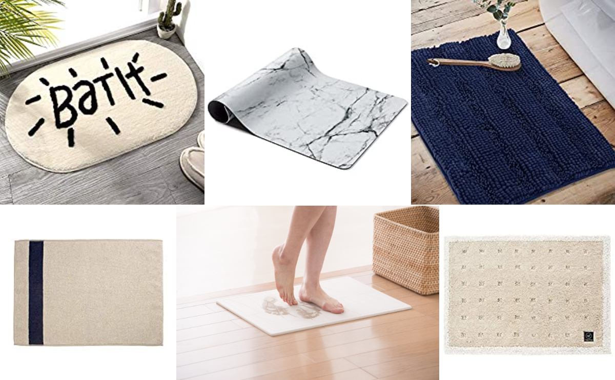 バスマットのおすすめ15選｜珪藻土や洗濯機OKのお手入れ簡単タイプで衛生的に | HugKum（はぐくむ）
